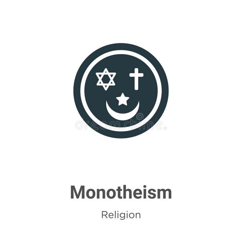 Monotheism Vector Icon on White Background. Flat Vector Monotheism Icon ...