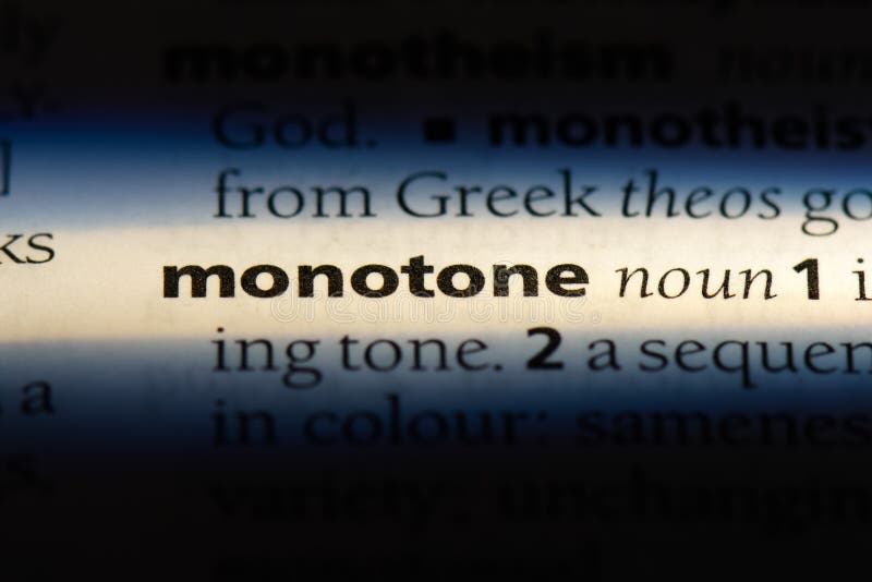 Monotone foto de stock. Imagem de texto, palavra, monotona - 126542886