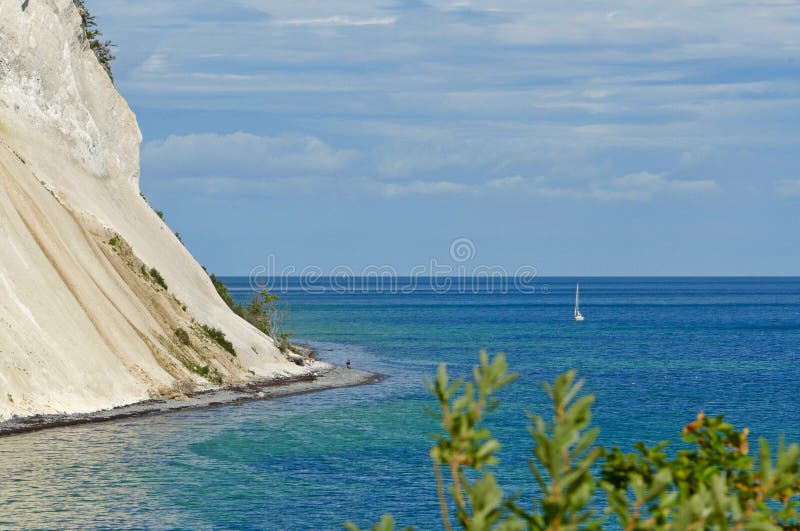 Mons Klint, Isla De Mon / Dinamarca Imagen de archivo - Imagen de ...