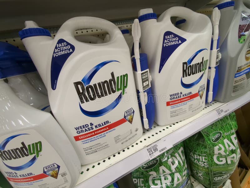 Monsanto Roundup Weed Grass Killer Herbicide Glyphosate Editorial Stock ...