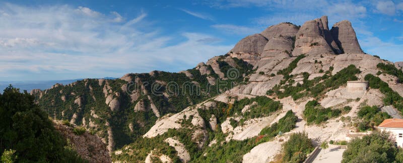 Monserrat mountain stock photo. Image of monserrat, catalonia - 18949312