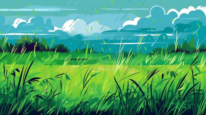 Monsoon Landscape Stock Illustrations – 664 Monsoon Landscape Stock ...