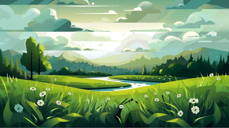 Monsoon Landscape Stock Illustrations – 664 Monsoon Landscape Stock ...