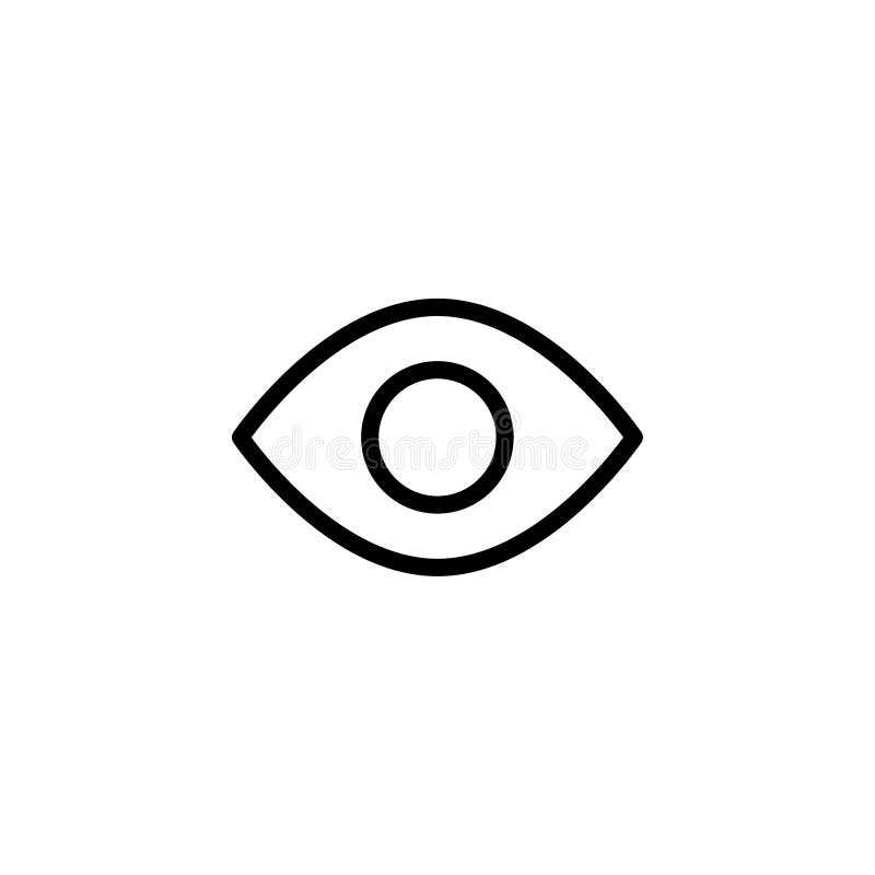 A Simple Line View Icon Design Stock Vector - Illustration of simple ...