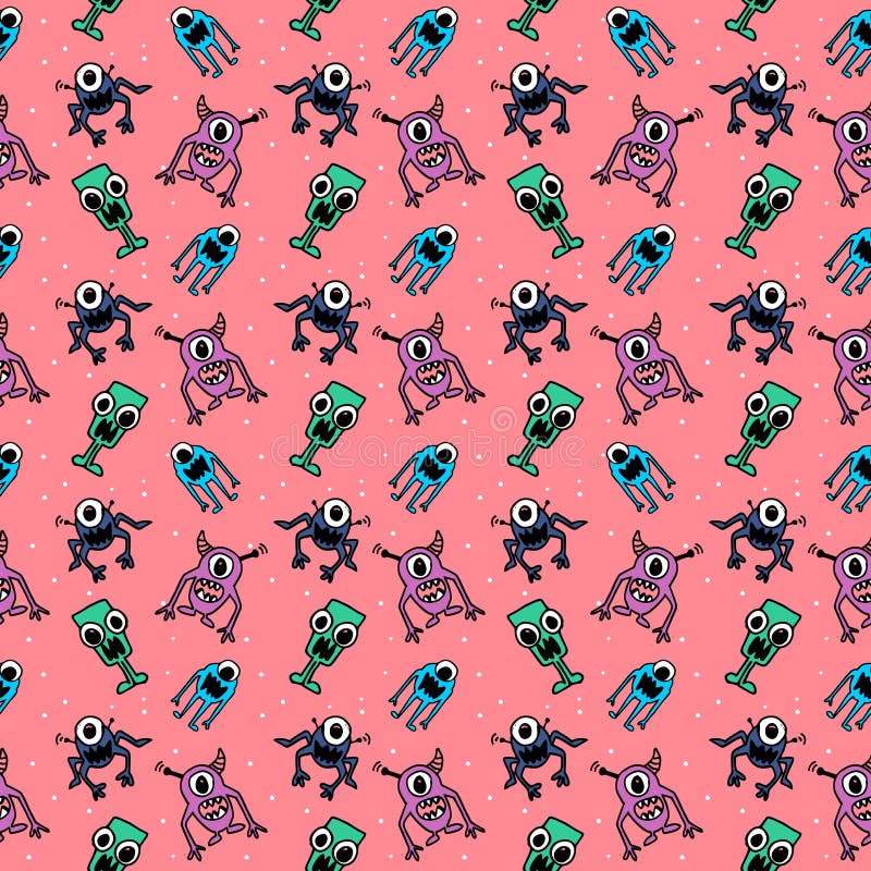 Alien Head Pink Background Stock Illustrations – 463 Alien Head Pink ...