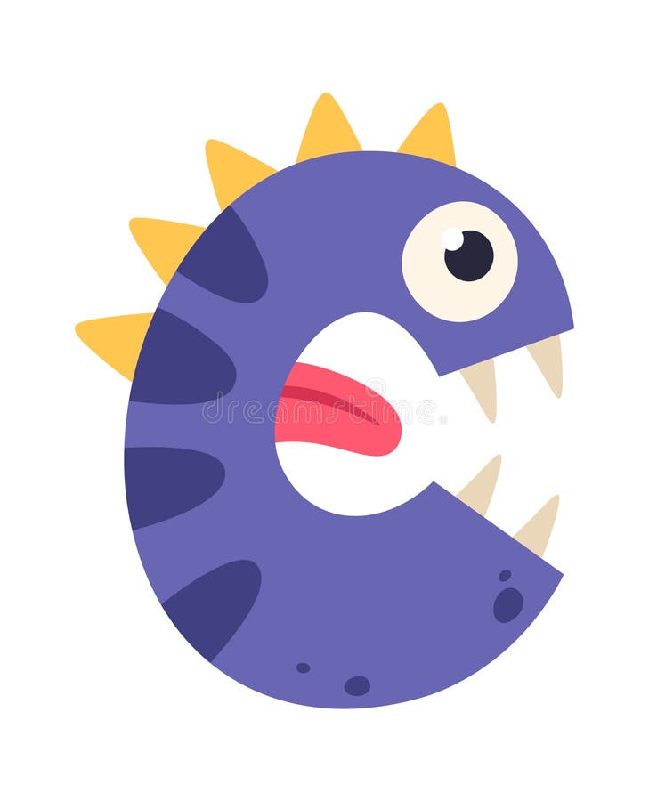 Monster Letter C Cartoon Stock Illustrations – 61 Monster Letter C ...