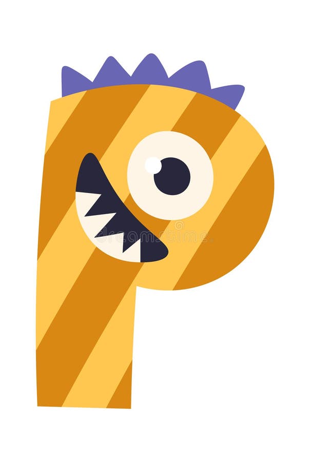 Monster Character Reading Letter Stock Vector - Illustration of cartoon ...