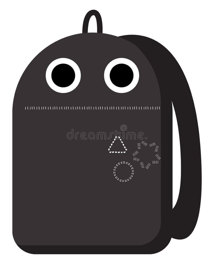 A Monster Backpack, Vector or Color Illustration Stock Vector ...