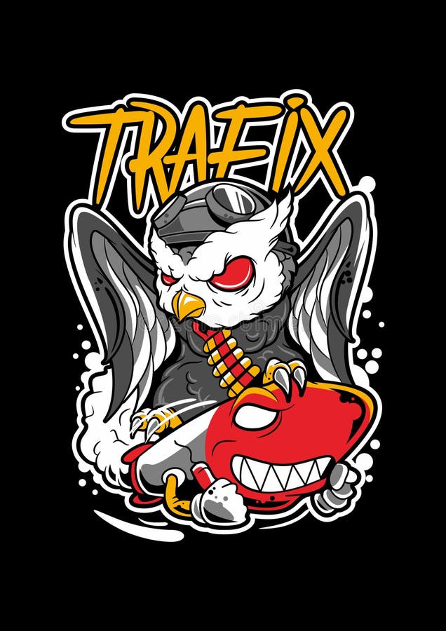 Monster bird stock vector. Illustration of engine, comic - 64390067