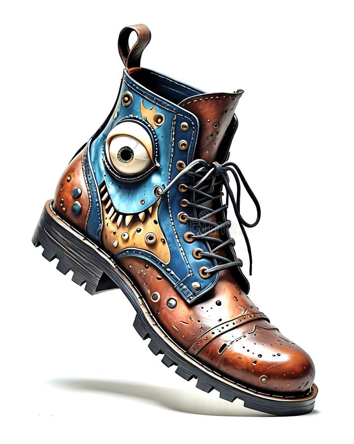 Monster boots stock illustration. Illustration of concept - 343836036