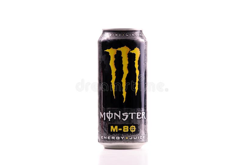 Monster Brand M-80 Energy Drink Editorial Photo - Image of inositol ...