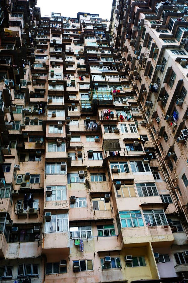 Monster Building Hong Kong, Iconic Architectural Structure, Dense Urban ...