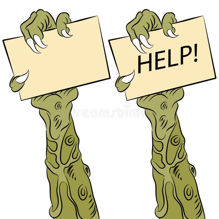 Monster Hand Holding Sign Stock Illustrations – 1,116 Monster Hand ...