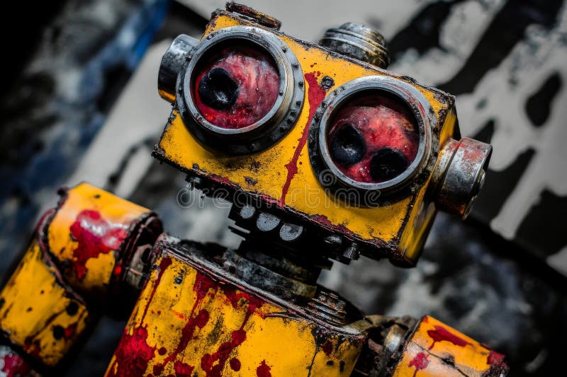 Monster Created Using AI Generative Technology in the Form of a Cartoon ...