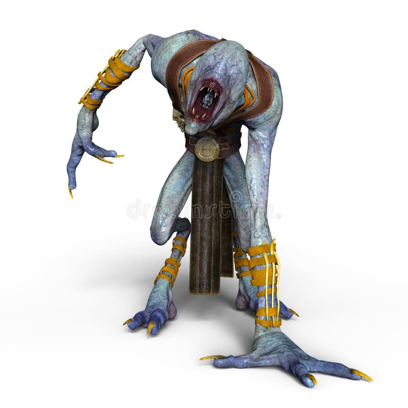 Monster stock illustration. Illustration of body, fantasy - 80997912