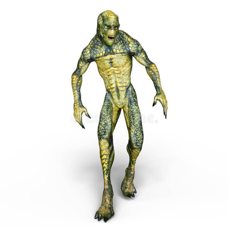 Monster stock illustration. Illustration of horror, merman - 81676437