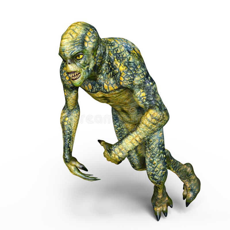 Monster stock illustration. Illustration of merman, fantasy - 81680541