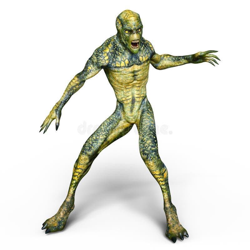 Monster stock illustration. Illustration of body, pose - 81711367