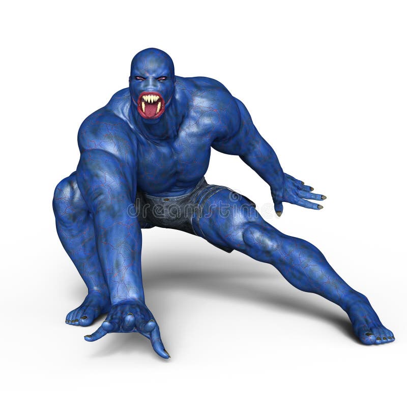 Monster stock illustration. Illustration of pose, horror - 83513090