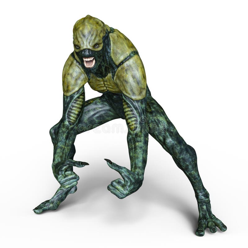 Monster stock illustration. Illustration of merman, body - 90467903