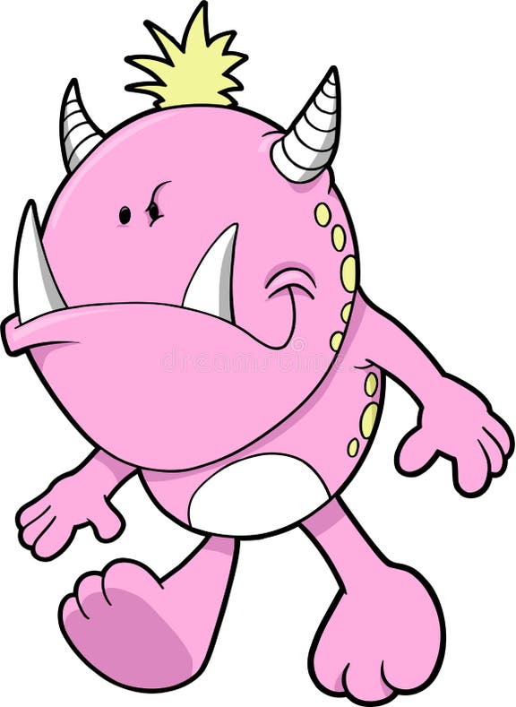 Monster Devil Vector stock vector. Illustration of teeth - 6428658