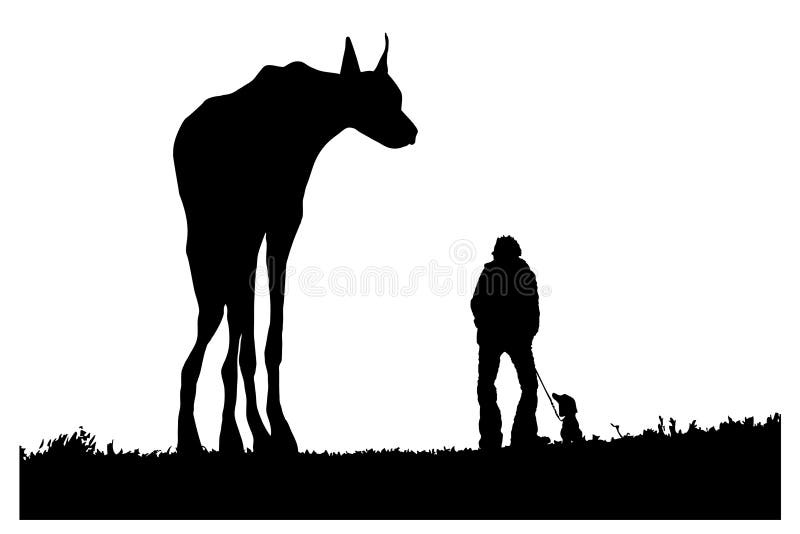 Monster dog stock vector. Illustration of frighten, robust - 10070266