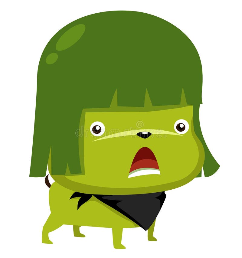 Monster Dog cartoon stock vector. Illustration of cartoon - 27197159