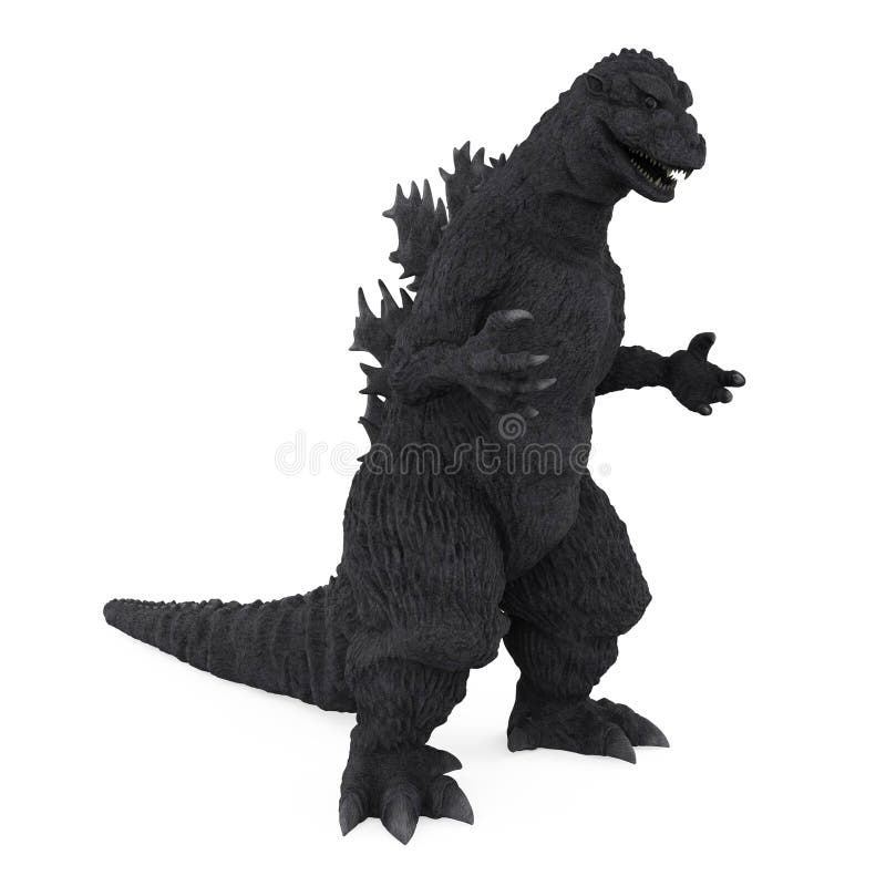 Monster Godzilla Isolated stock illustration. Illustration of godzilla ...