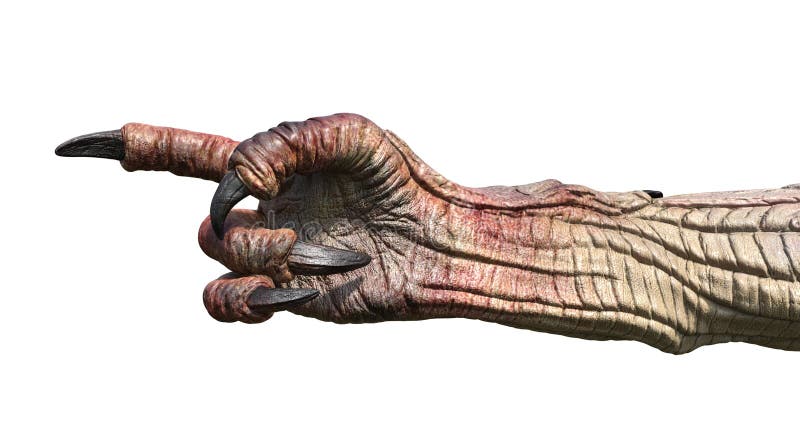 Monster Hand Pointing Finger Stock Illustration - Illustration of scifi ...