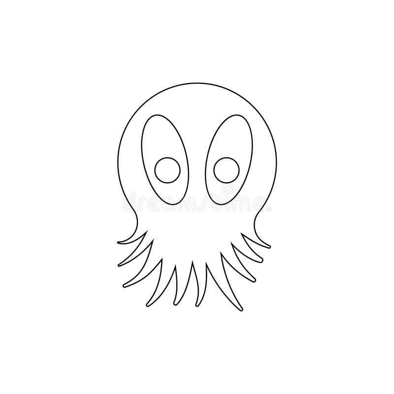 Monster Icon. Element of Horrible Creatures for Mobile Concept and Web ...
