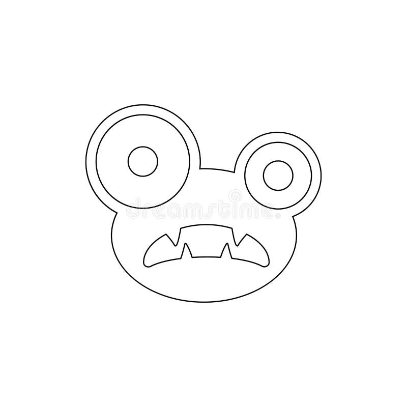 Monster Icon. Element of Horrible Creatures for Mobile Concept and Web ...