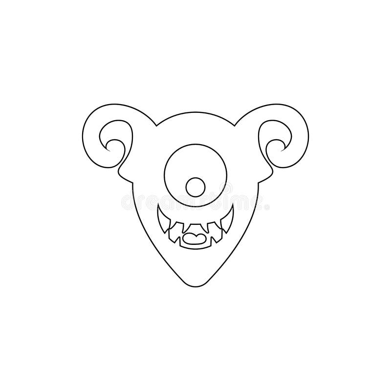 Monster Icon. Element of Horrible Creatures for Mobile Concept and Web ...