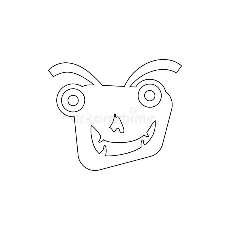 Monster Icon. Element of Horrible Creatures for Mobile Concept and Web ...