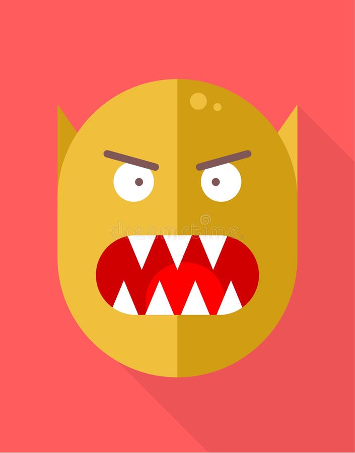 Monster icon stock vector. Illustration of scary, celebration - 51100951