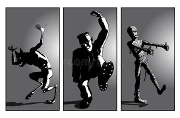 Frankenstein Dancing Stock Illustrations – 403 Frankenstein Dancing ...
