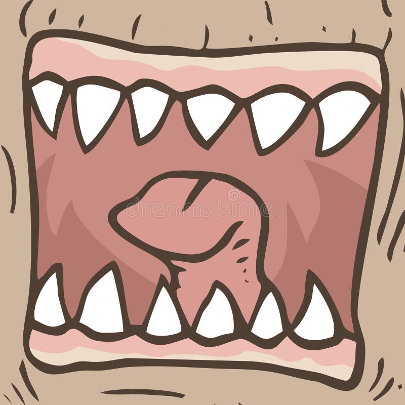 Monster mouth stock vector. Illustration of mouth, creative - 39981368