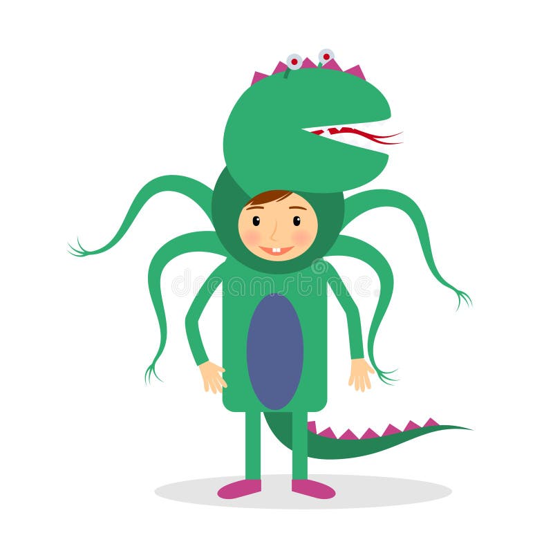 Monster party costume stock vector. Illustration of drawing - 63779520