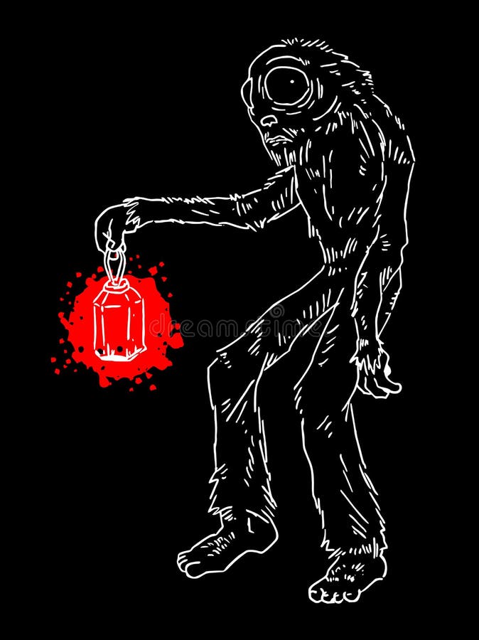 Evil monster stock vector. Illustration of devil, horned - 26747556