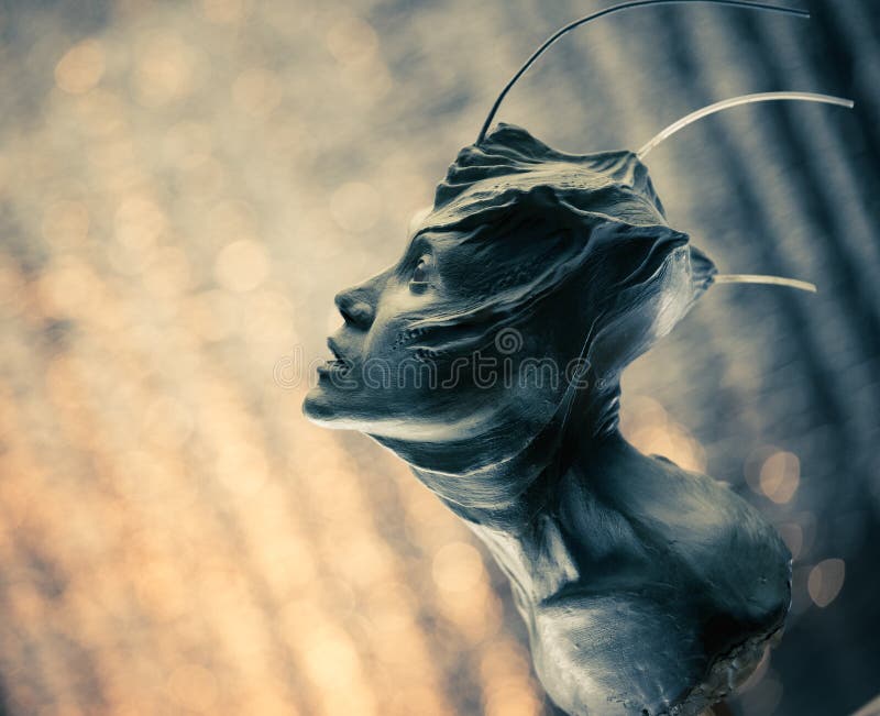 Monster sculpture stock photo. Image of fantasy, sculpting - 55132714