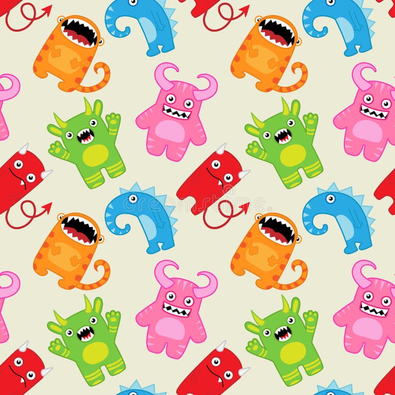 Monster set stock vector. Illustration of mutant, baby - 24466432