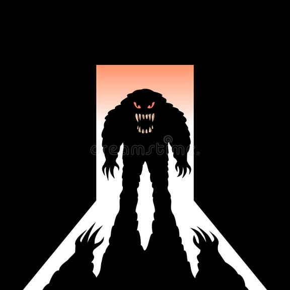 Monster Shadow Stock Illustrations – 24,573 Monster Shadow Stock ...