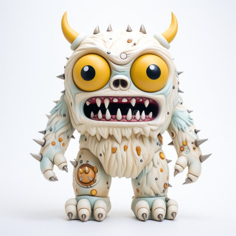 Adorable Vinyl Toy Monster with Hyper-detailed Design Stock ...