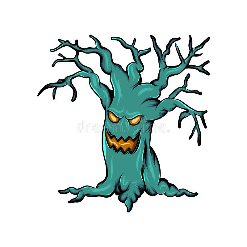 The Monster Tree with the Face in the Trunk and without the Leaves ...