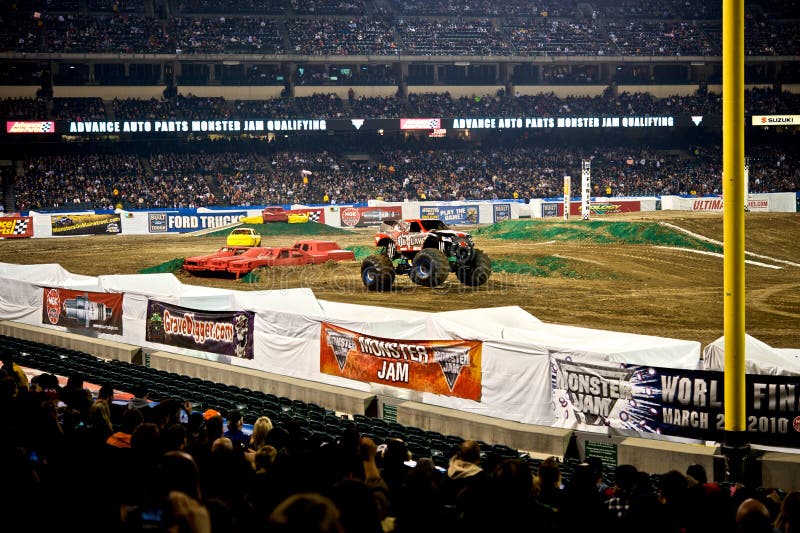Monster Truck at Angel Stadium Editorial Photo - Image of sport ...