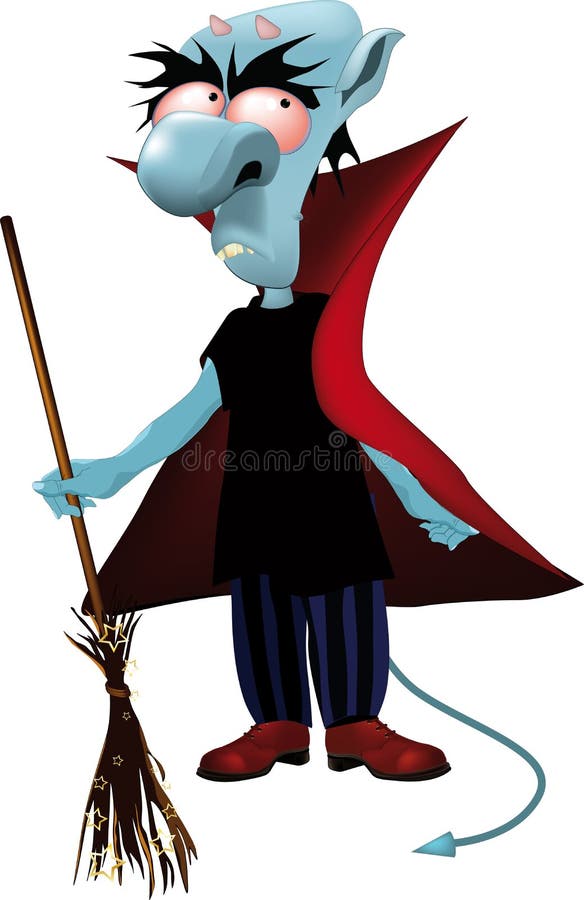Monster the vampire stock vector. Illustration of magic - 12135010