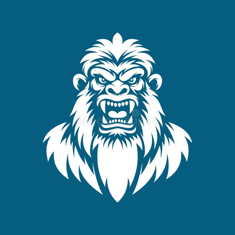 Monster Yeti, Mascot Logo Vector Stock Vector - Illustration of face ...