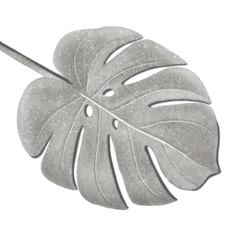 Monstera Leaves Decor. Wall Panels and Tile Design Stock Illustration ...