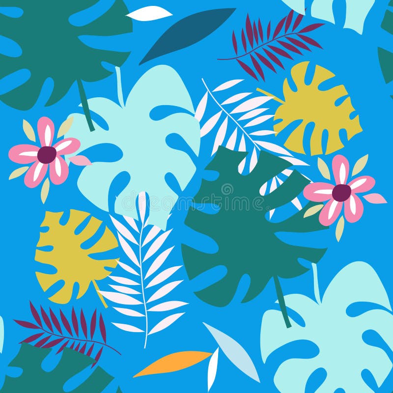 Monstera pattern7 stock vector. Illustration of liana - 125364066