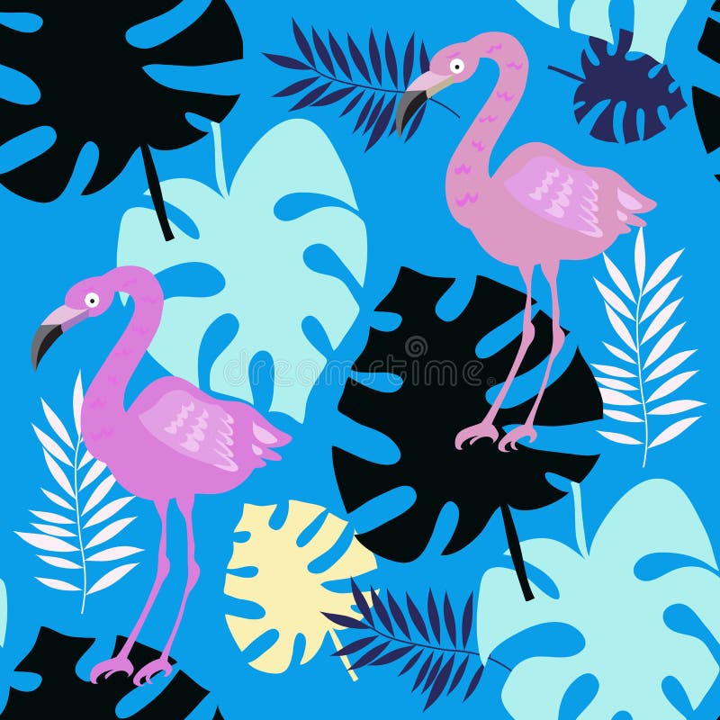 Monstera pattern13 stock vector. Illustration of beach - 125364397