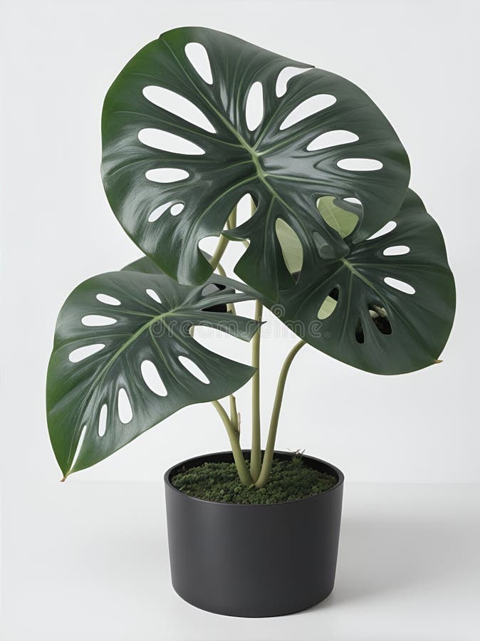 Monstera Plant, Clean Image of a Large Leaf House Plant Monstera ...